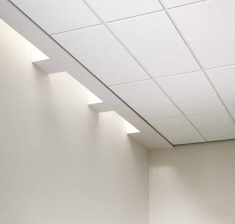 Fibre Glass Wool Acoustic Ceiling Panels | Amazone By Furnitech