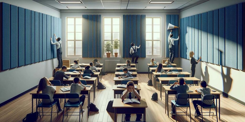 Improve Classroom Acoustics with Fabric Wrapped Acoustic Panels